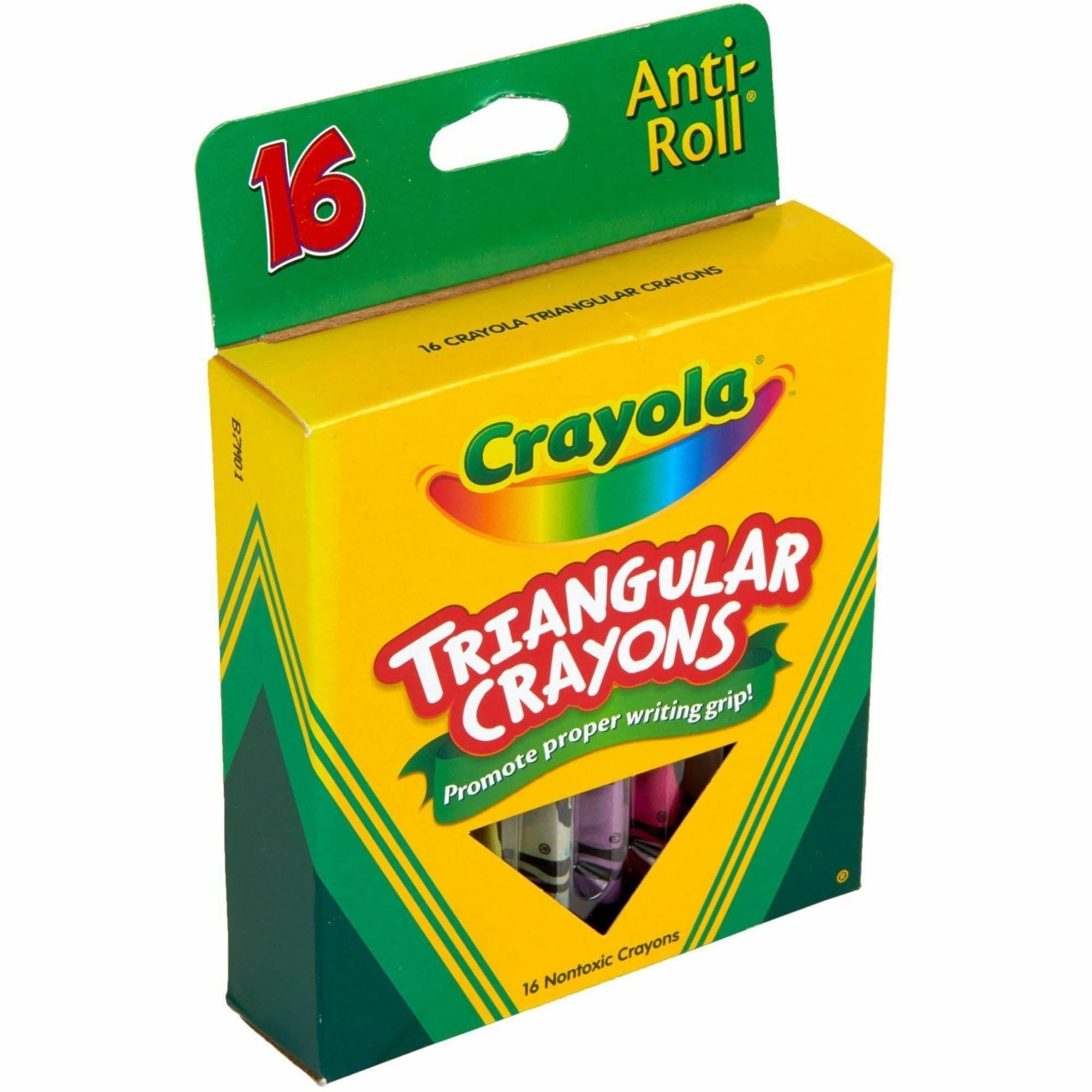 Crayola® Triangular Crayons, Box of 16