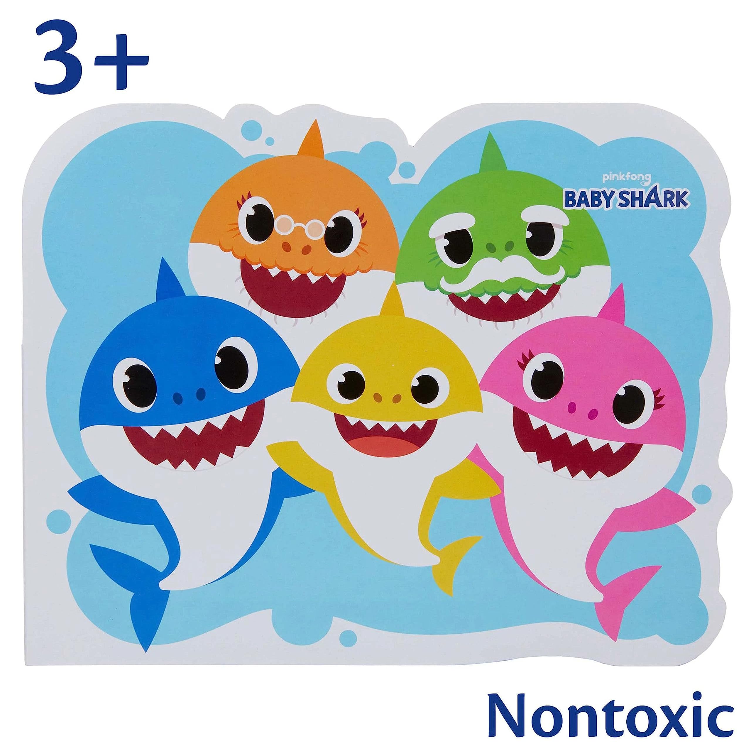 Crayola Baby Shark Art Set, 90 Pieces, Gift for Kids, 4, 5, 6, 7
