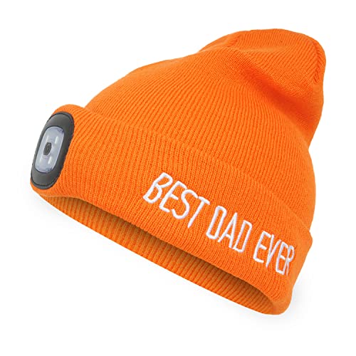 Funny Gifts for Dad from Daughter Son Fathers Day Beanie Winter Hat Christmas Stocking Stuffers for Men Daddy Step Dad Him