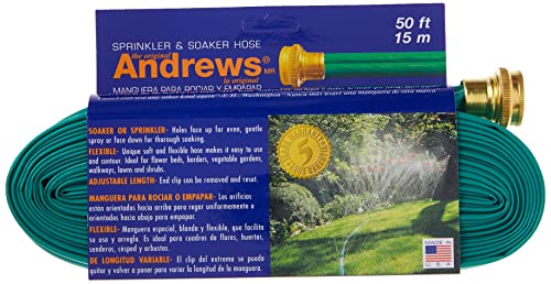 Andrews 50-Foot 2 Tube Sprinkler Hose 10-12348