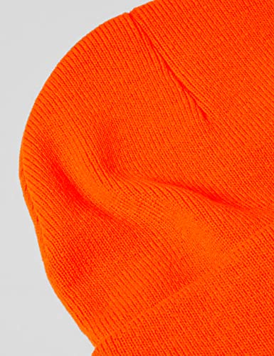 Carhartt Men's Knit Cuffed Beanie, Bright Orange, One Size