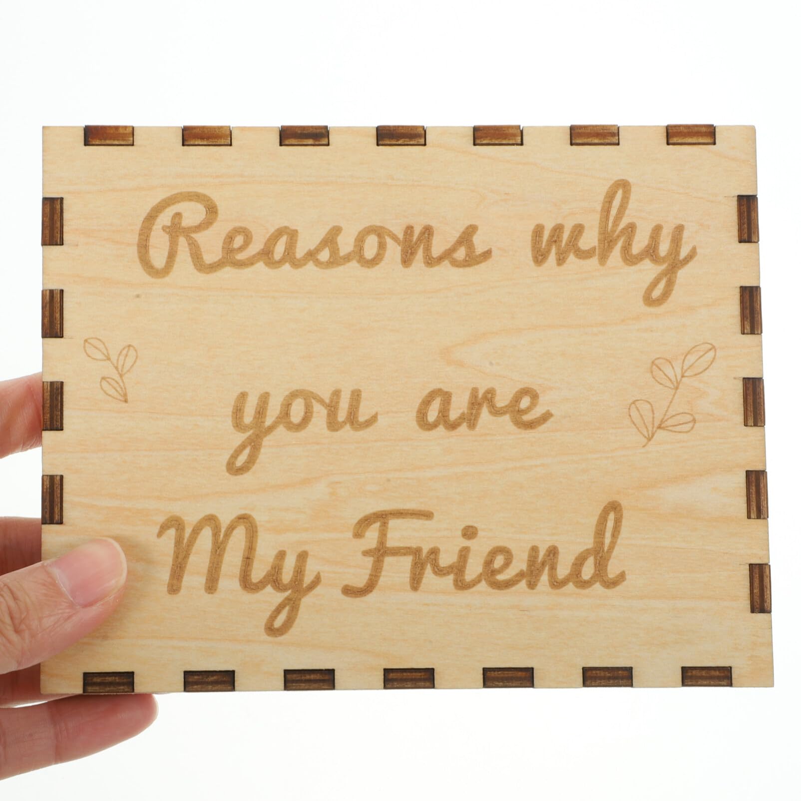 NOLITOY Personalized Sentimental Box Reasons Why You Are My Best Friend Cute Birthday For Her Women Friendship & Bestie