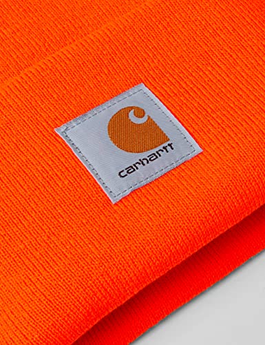 Carhartt Men's Knit Cuffed Beanie, Bright Orange, One Size