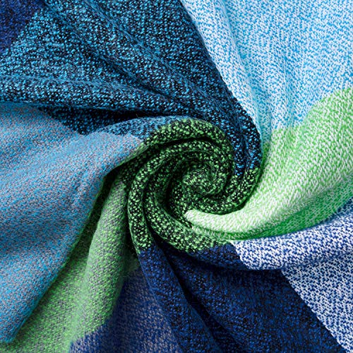 YSense Women's Long Plaid Blanket Scarf Chunky Oversized Winter Fall Warm Scarf Big Tartan Scarves Wrap Shawl Ladies Gifts