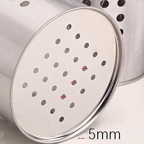 ceramic Utensil Caddy Creative Stainless Steel Cutlery Holder ,Drainer Rack Chopsticks Tube Kitchen Storage Box, Spoon Fork Cutlery Shelf Organizer Pen Holder chopstick holder (Size : Medium)