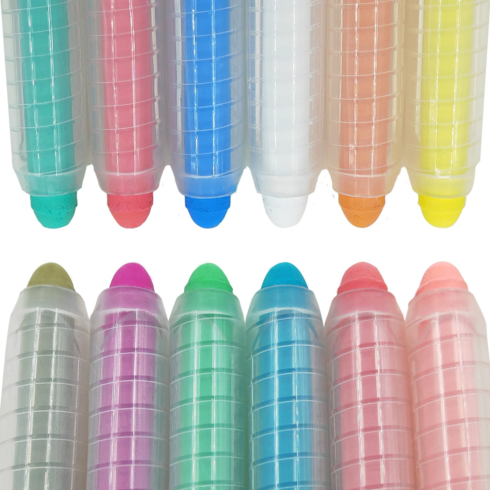luckyrain Washable Crayons for Kids, 12 Colors Washable Toddler Crayons, Non-Toxic Baby Crayons, Coloring Art Supplies, Gift for Boys and Girls Back to School