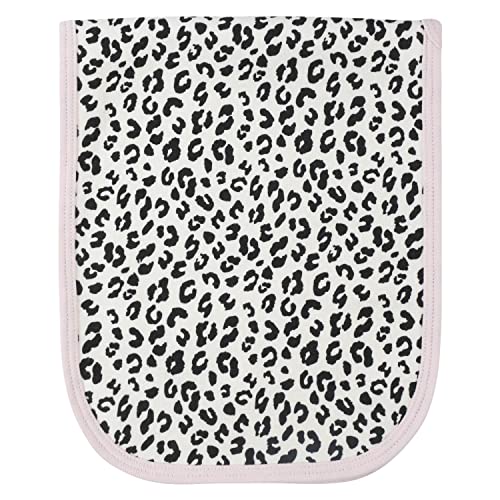 Gerber Baby 4-Pack Terry Burp Cloths, Leopard, One Size