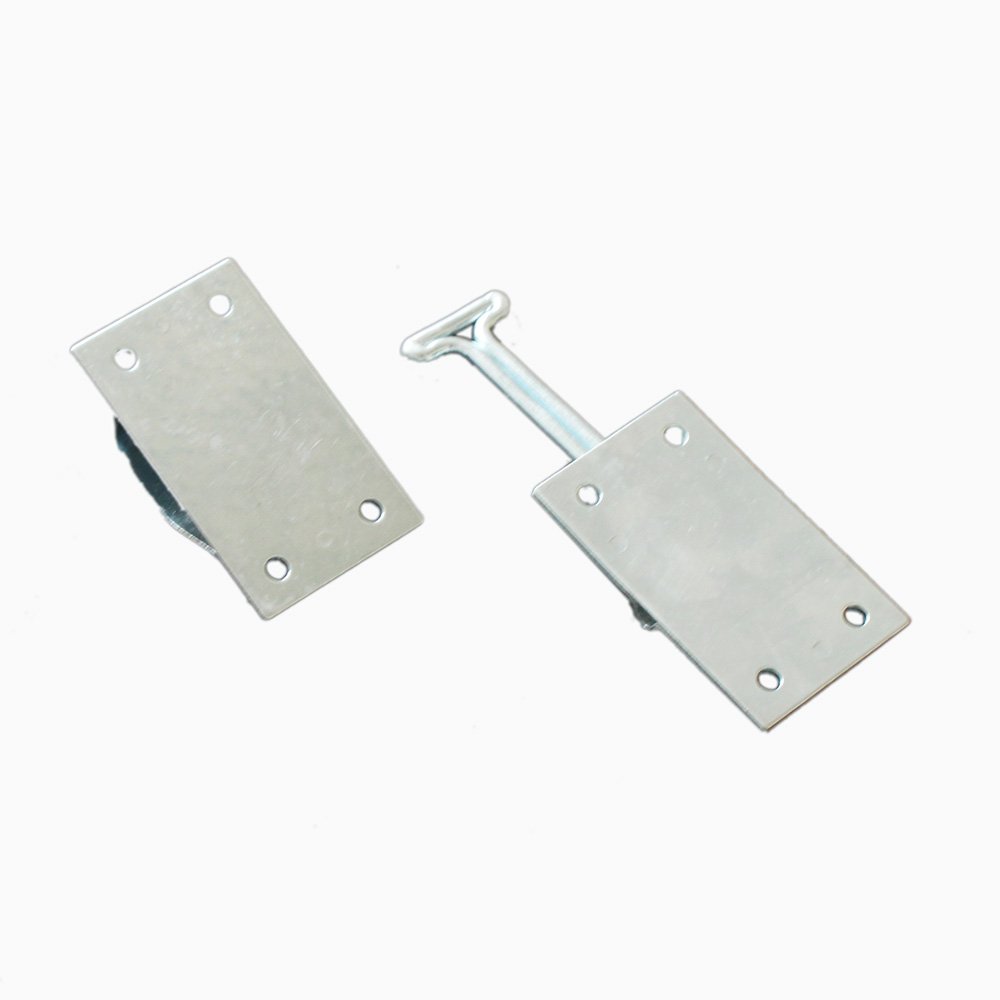 X-Haibei 2 Set 4 Inch Trailer T Style Entry Door Catch Latchs RV Door Holders Steel for Camper Cargo