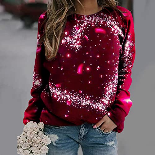 Valentine Tshirts Shirts for Women Happy New Year Shirt Stocking Stuffers for Teens for Women 2023 Wine