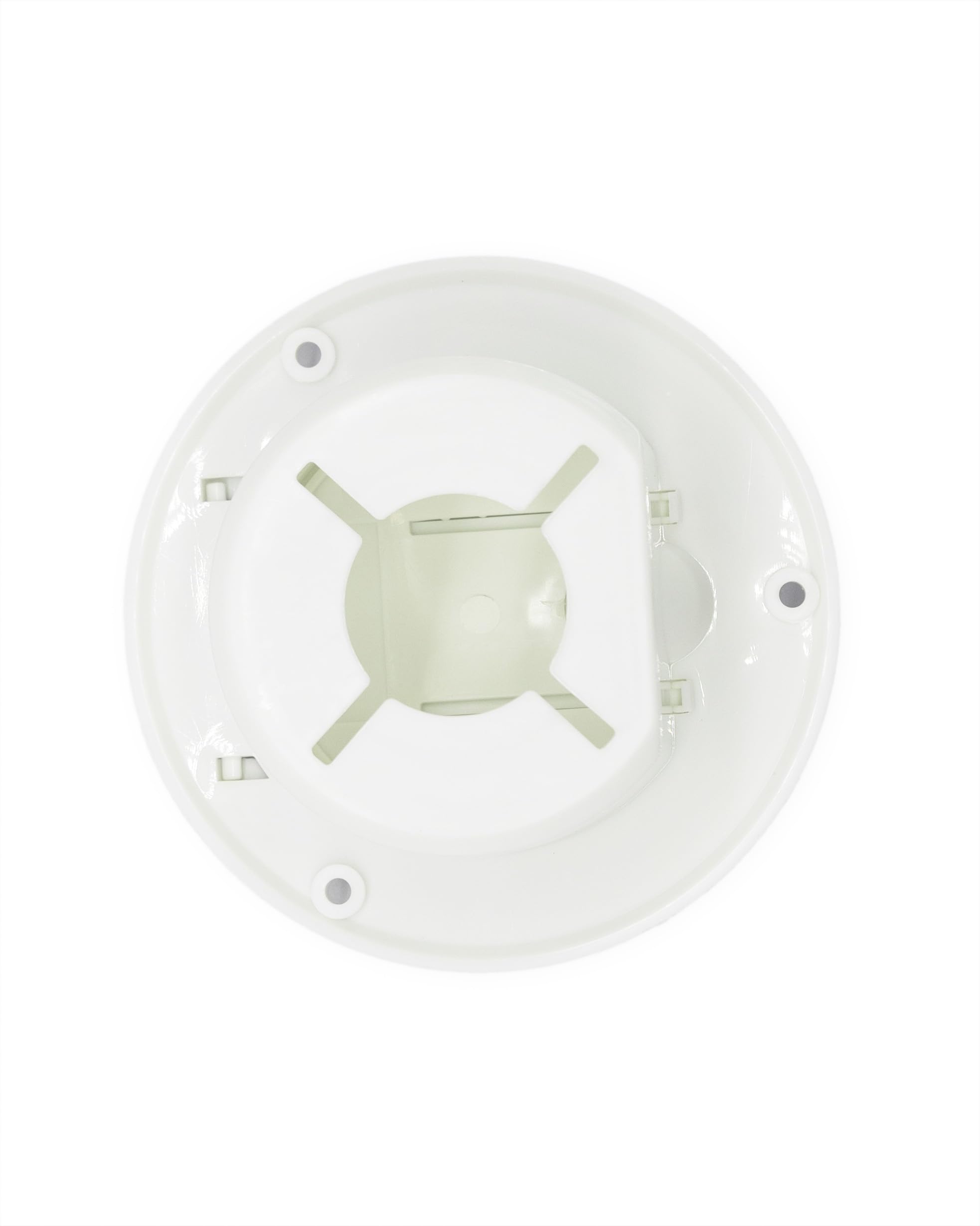 X-Haibei RV Trailer Camper Electric Power Cord Cable Hatch Round Fits 2-3/4 inches Dia. Hole Flip Up Cover (White)