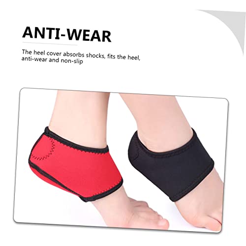 STAHAD 2 Pairs Heel Socks Cleats Football Plantar Fasciitis Socks Socks for Stocking Stuffers for Adults Heel Cushion Pads High Heel Covers Heel Cushion Support Comfortable Ankle Cover