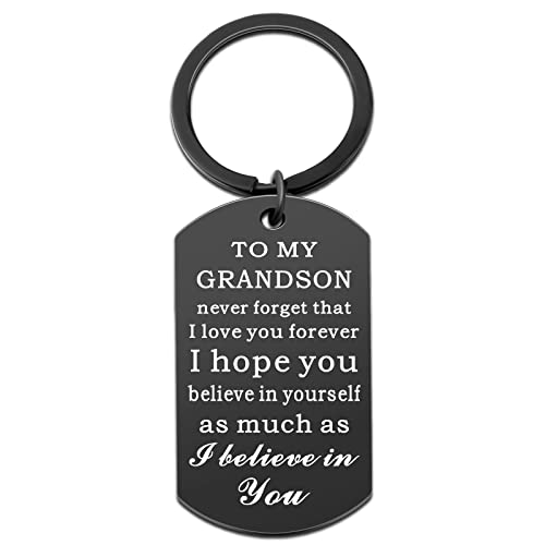 Mens Stocking Stuffers for Men Adults Stockings Stuffer Teen Girls Boys Teenage Stockings Stuffer Grandson Gift Keychain from Grandma Grandpa Never Forget That I Love You Forever for Teen Boys Kids