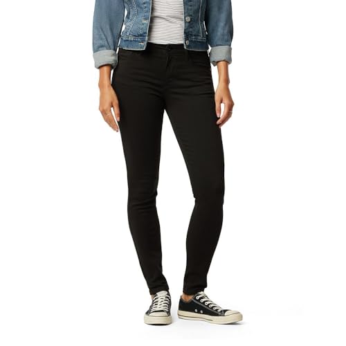 Levi Strauss Signature Gold Women's Modern Skinny Jeans (Also Available in Plus), Noir, 26 Long