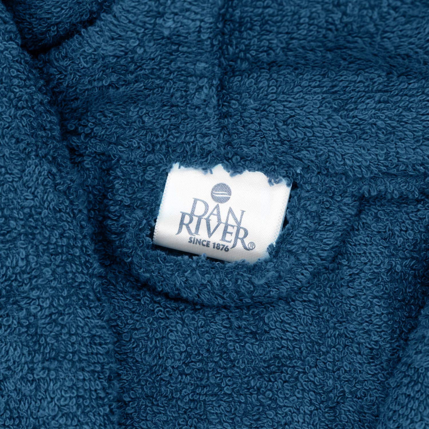 DAN RIVER Premium Cotton Terry Robes for Women and Men, Ultra Soft bathrobe with Adjustable Waist Belt and Pockets Pack of 1