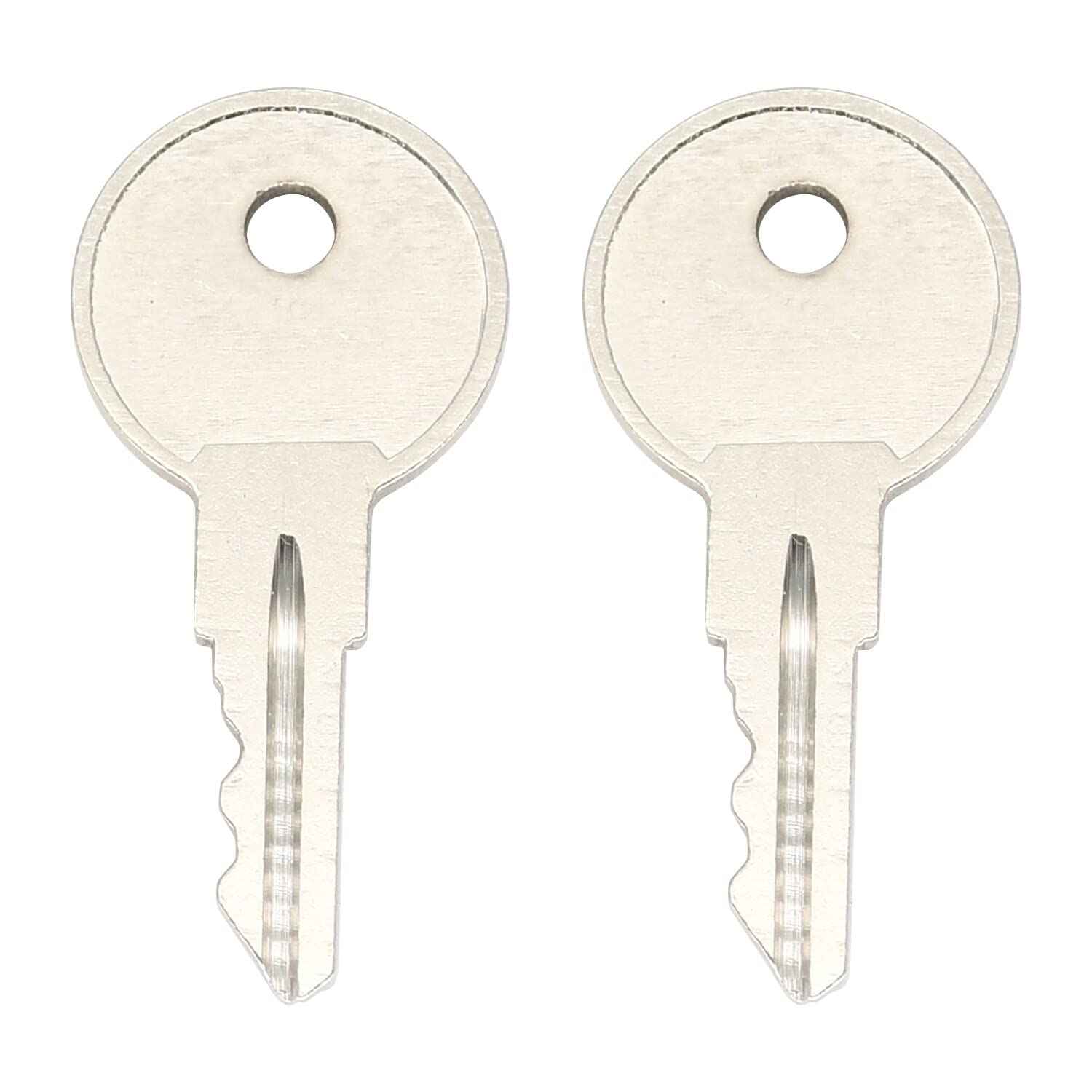 Notonparts 2 Pcs CH751 751CH Controller Door Keys Compatible with T-Handles Side Boxes RV Campers Storage Lockers Boats Display Cases