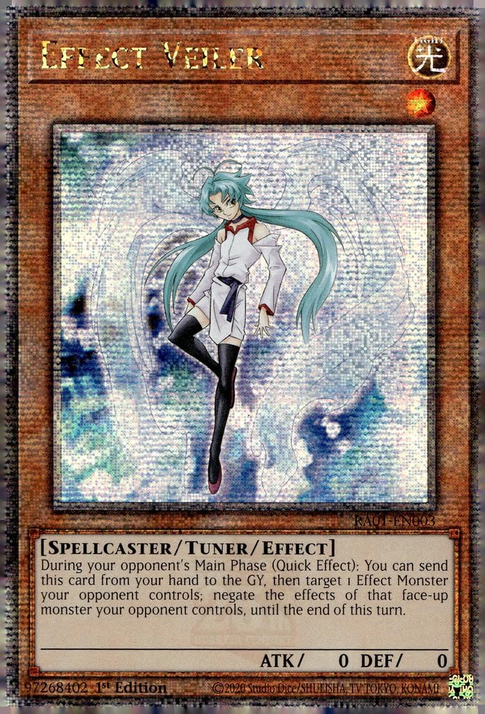 Effect Veiler (Quarter Century Secret Rare) - RA01-EN003 - Quarter Century Secret Rare - 1st Edition