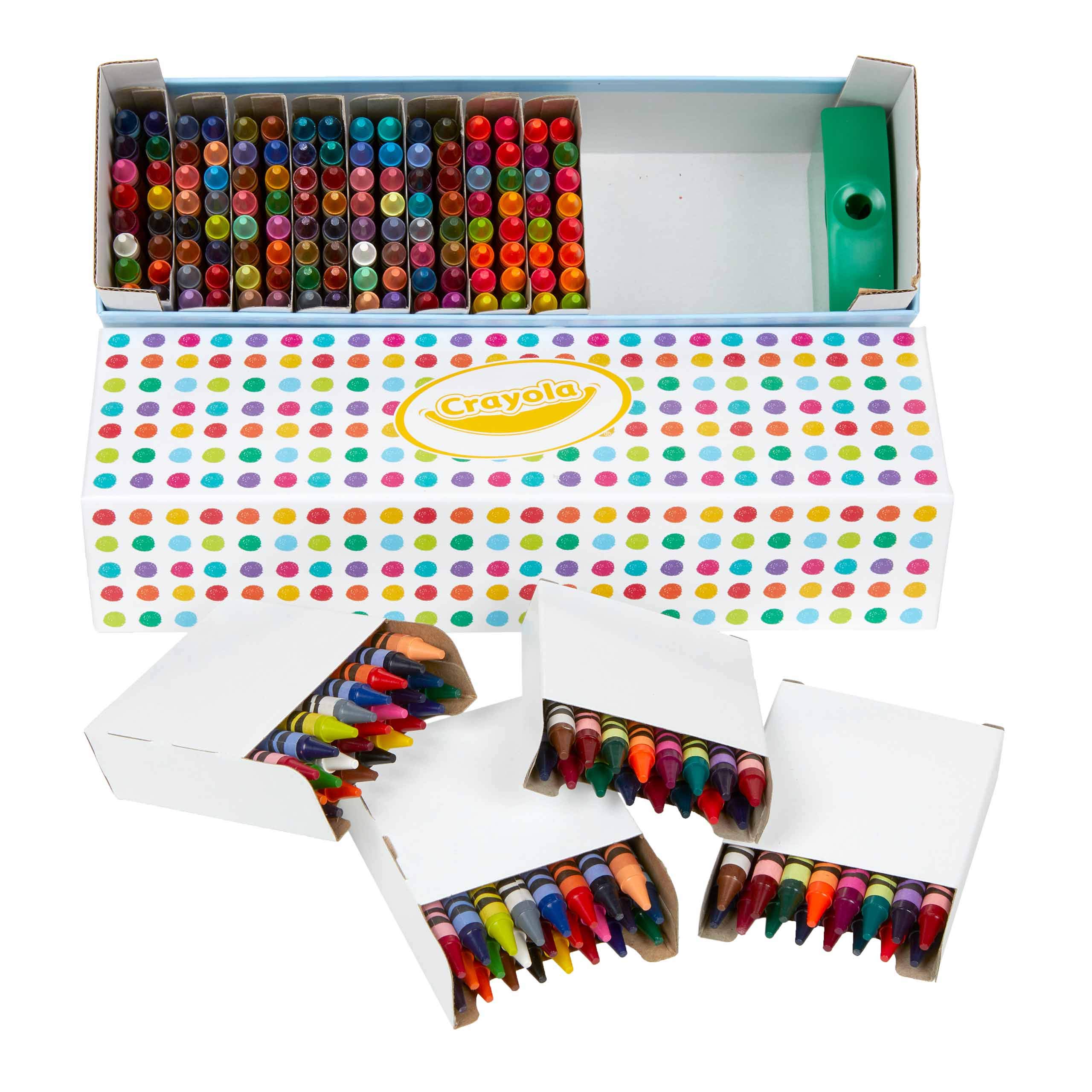 Crayola Crayon Set with Coloring Pages, Gift for Kids, 208 Crayons with Repeats of Favorite Colors