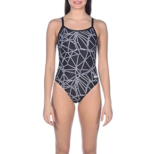 arena Women's Standard Carbonics Pro Challenge Back One Piece Swimsuit, Black, 32