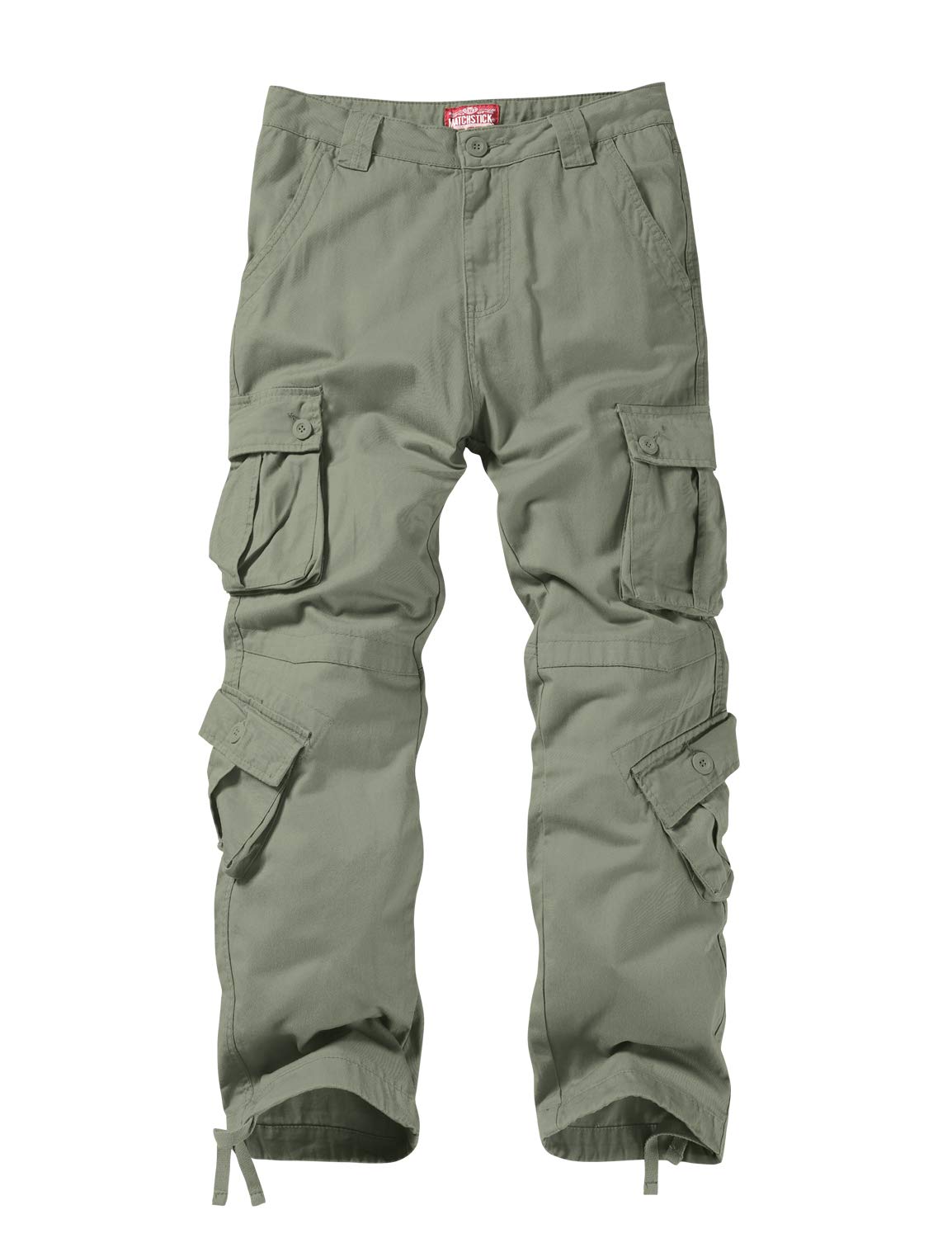 Match Men's Wild Cargo Pants(Light Green,34)