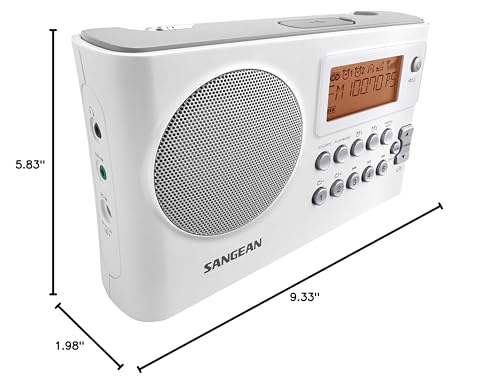 Sangean PR-D14 AM/FM-RDS Portable Radio with USB MP3 / WMA Playback