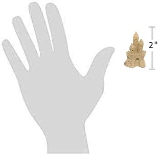 Miniature Fairy Garden Sandcastle Sculptures, Set of 3