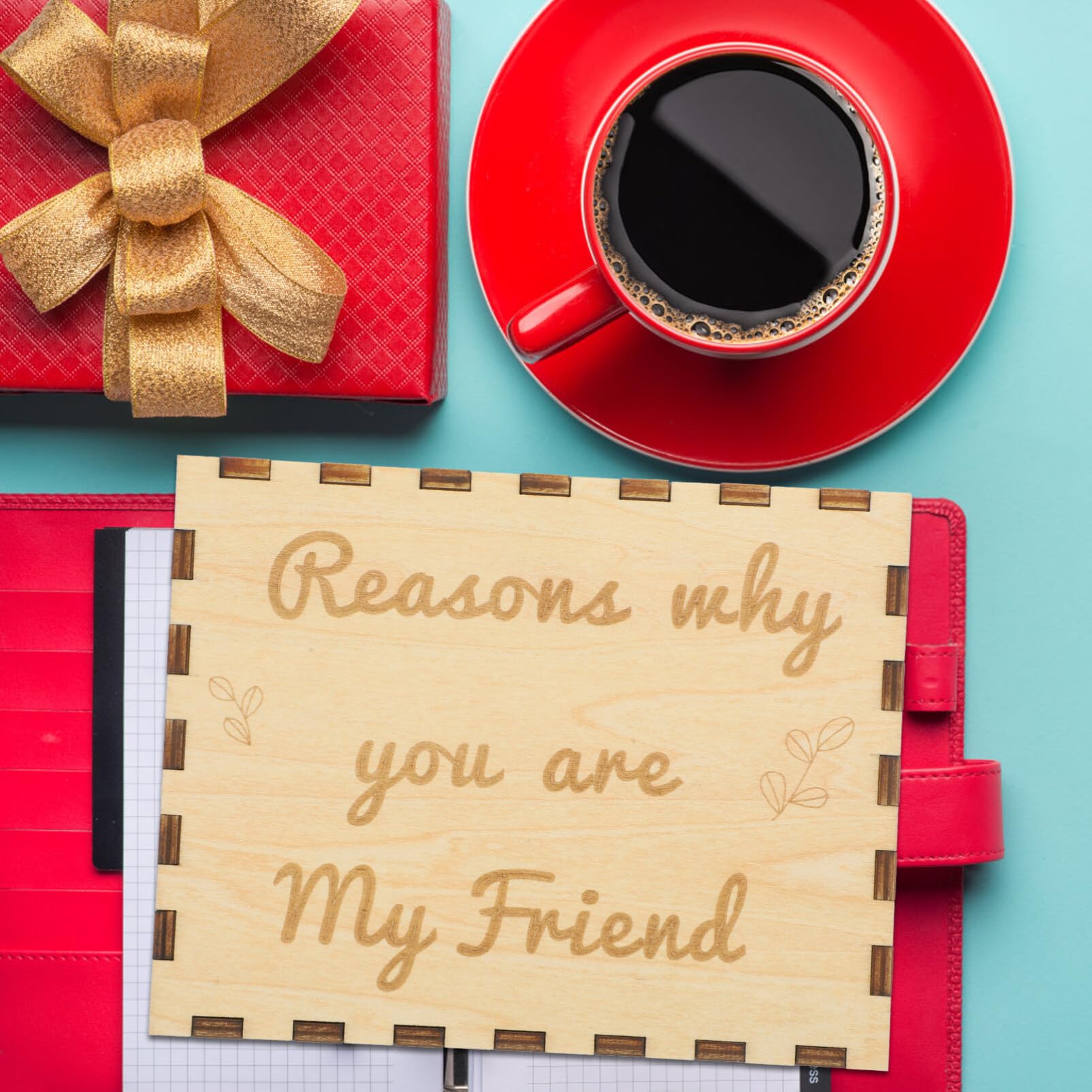 NOLITOY Personalized Sentimental Box Reasons Why You Are My Best Friend Cute Birthday For Her Women Friendship & Bestie