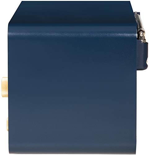Crosley CR3036D-NV Tribute Vintage AM/FM Bluetooth Radio, Navy