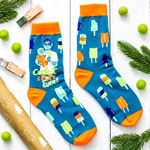 Lavley Cool Pop Socks for Dad - Funny Novelty Gift for Dads and Grandpas for Father's Day and Christmas Stocking Stuffers