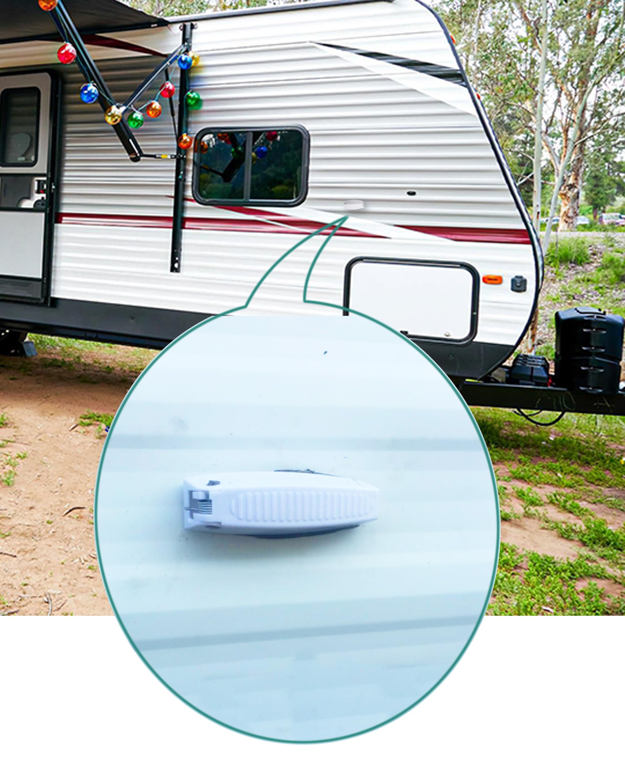 X-Haibei 5 Pack RV Baggage Door Catch Camper Trailer Storage Door Latch Hook Door Holders Travel Room