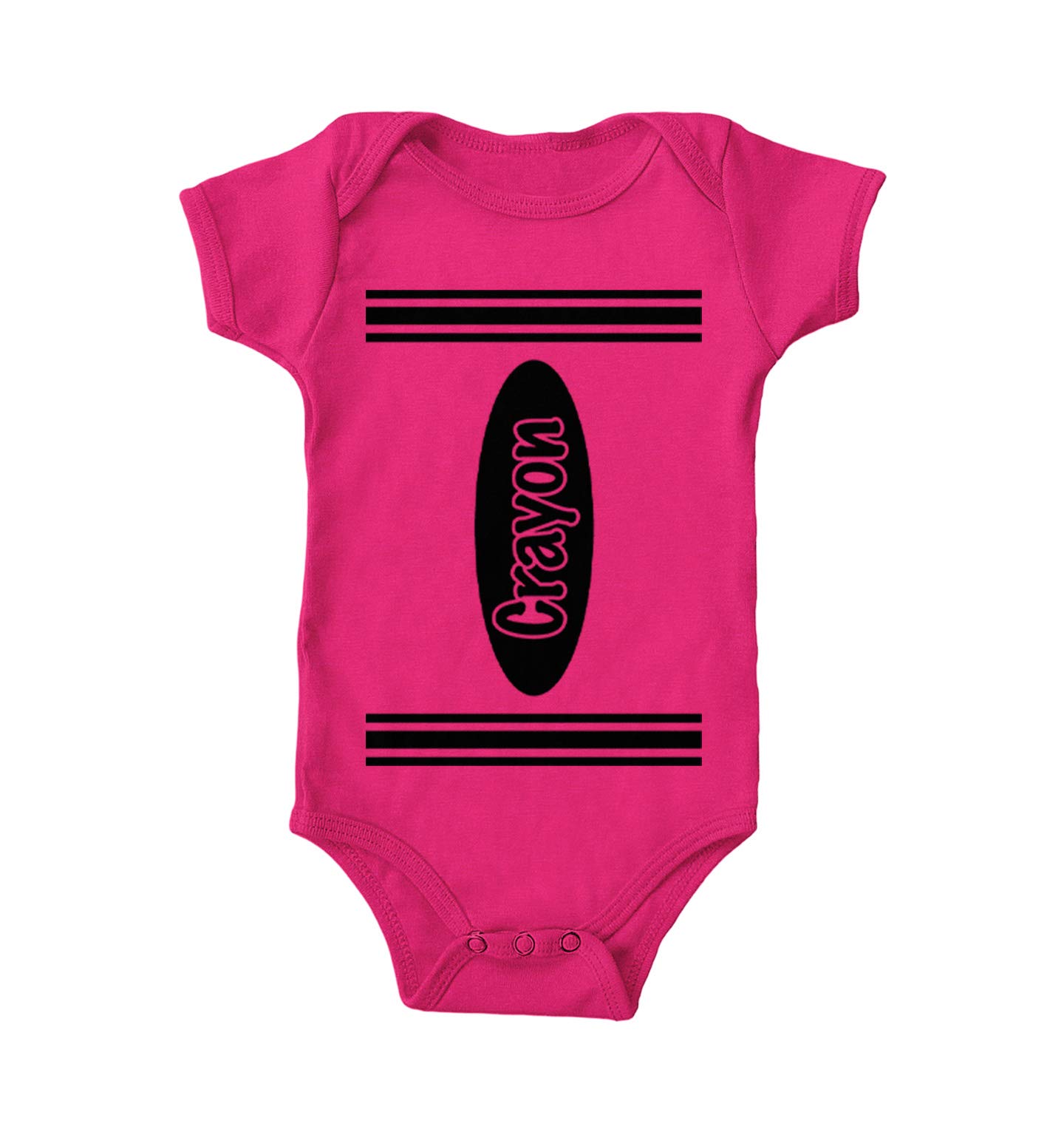 Crayon Outfit - Arts and Crafts Bodysuit (Pink, 12 Months)