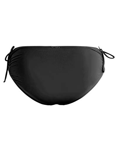 Kanu Surf Women's Bikini Swimsuit Bottoms, Black Mid-Rise, 4