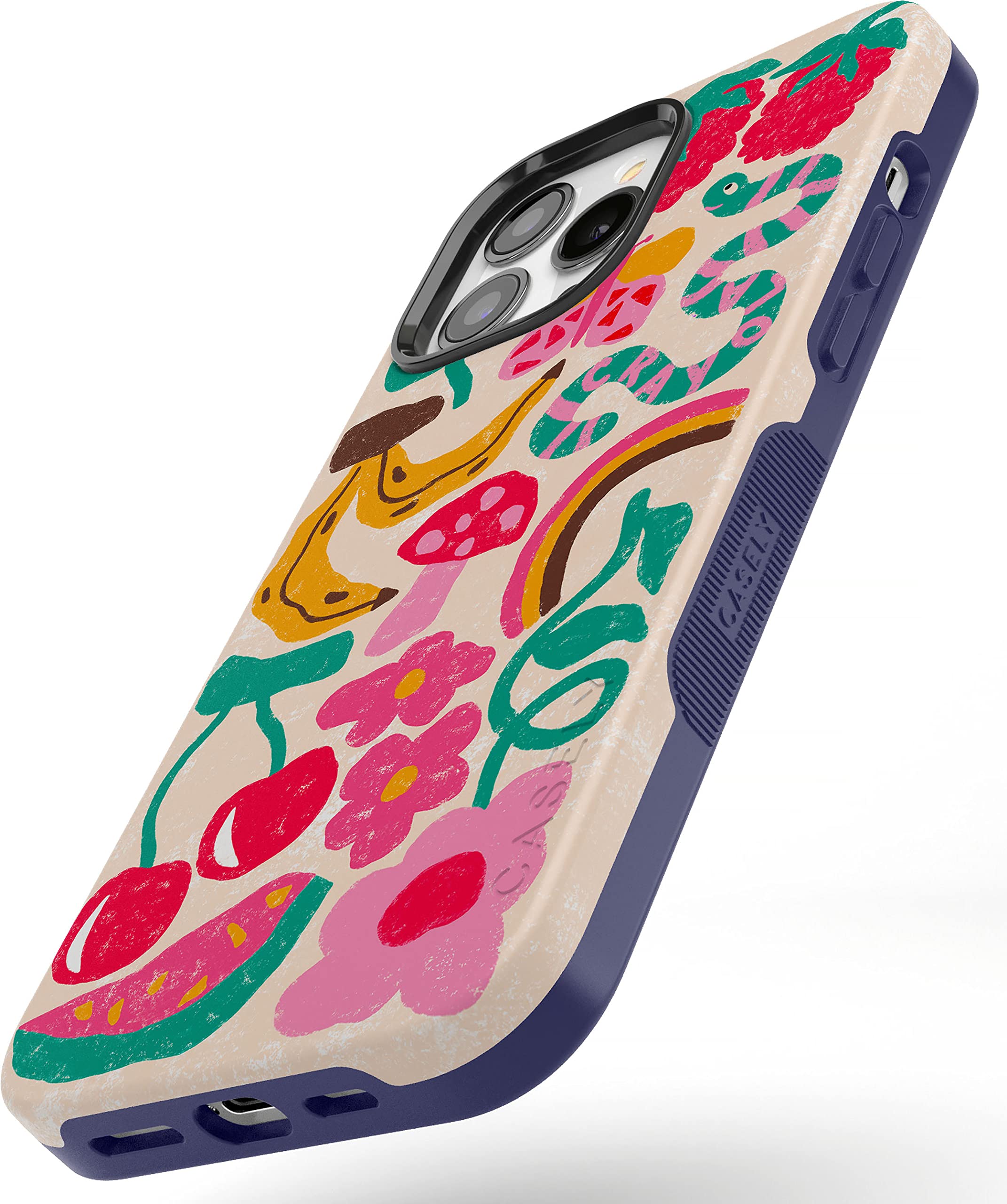 Casely iPhone 13 Pro Max Case | Compatible with MagSafe | Doodle Bug | Crayola Crayon Case