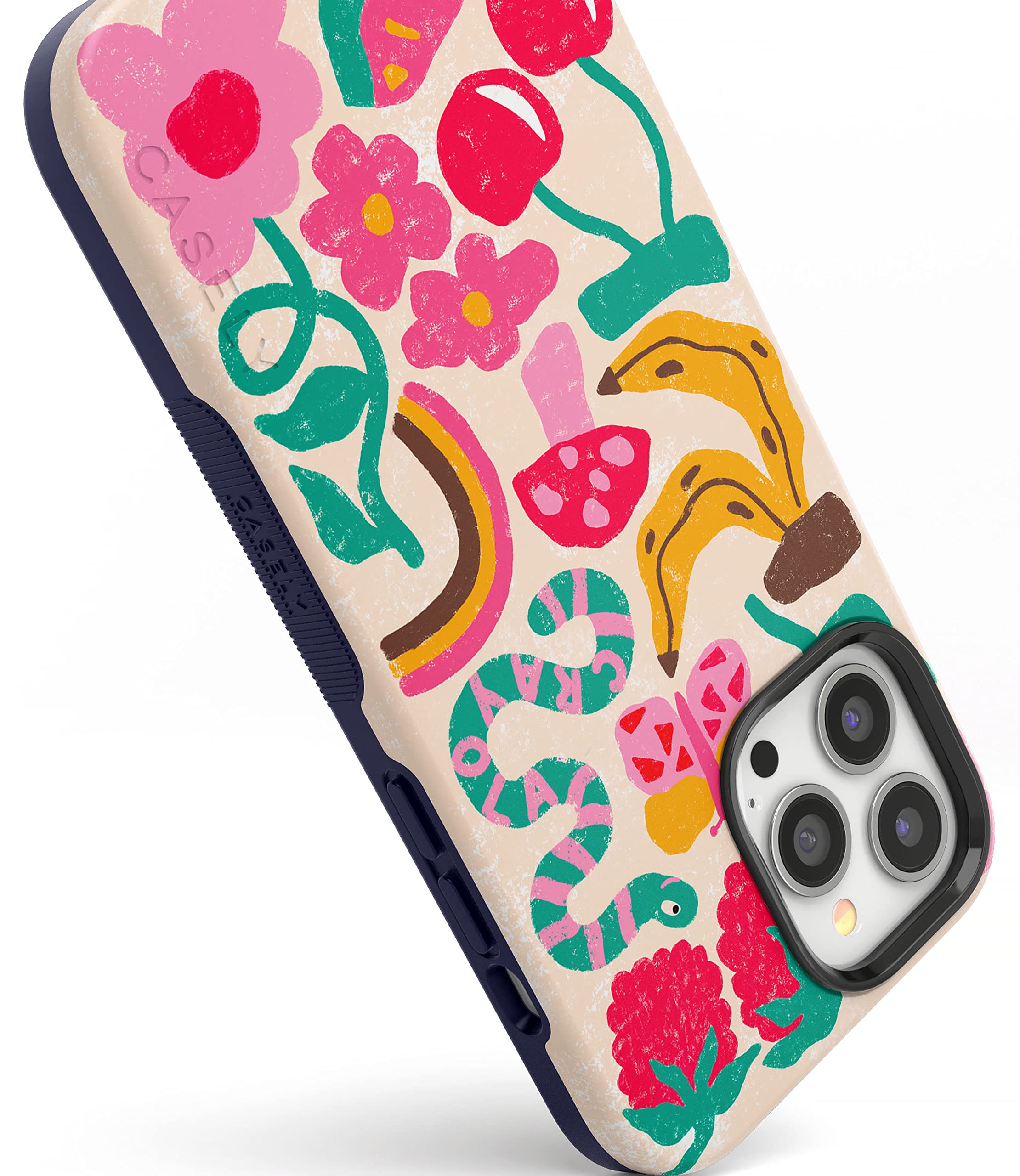 Casely iPhone 13 Pro Max Case | Compatible with MagSafe | Doodle Bug | Crayola Crayon Case