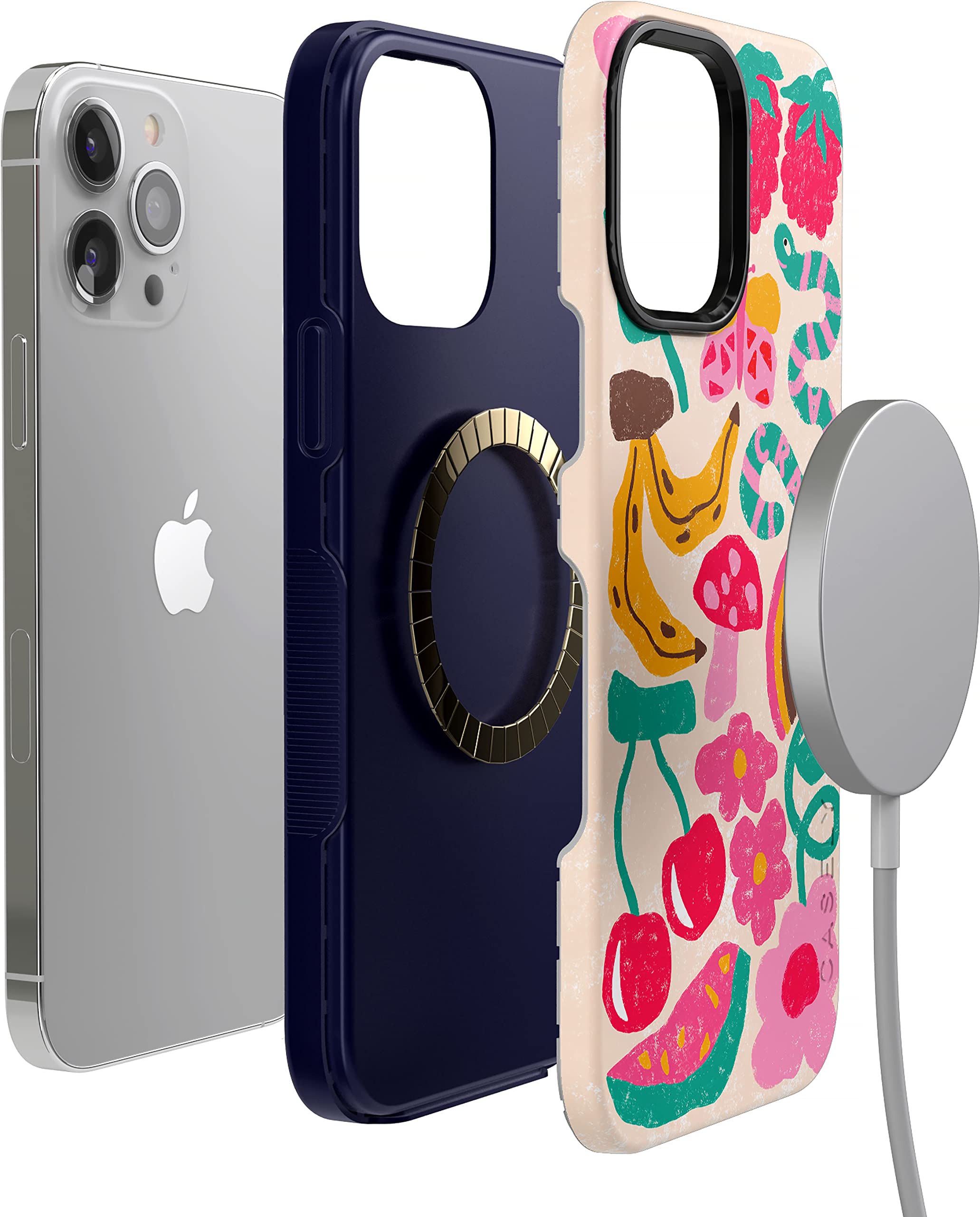 Casely iPhone 13 Pro Max Case | Compatible with MagSafe | Doodle Bug | Crayola Crayon Case