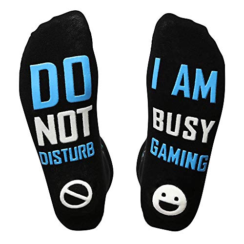 Novelty Funny Xmas Gift Socks Gaming Socks Christmas Stocking Stuffers White Elephant Gifts For Men Kids Gamer