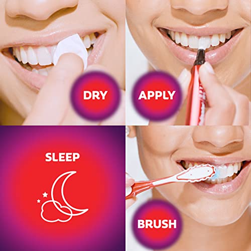 Colgate Optic White Overnight Teeth Whitening Pen, Teeth Stain Remover to Whiten Teeth, 35 Nightly Treatments, 0.08 Fl Oz