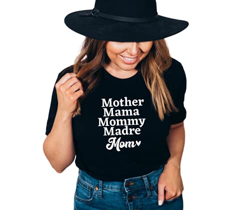 Cute Mom Shirts with Saying, Mother Mommy Mama Shirt for Women, Mom Life Tshirt, Girl Mama Gifts, Mother of Boys, Momma Bear, Birthday Gifts for Mom, Mother's Day Gift. Cute Mom Shirts.