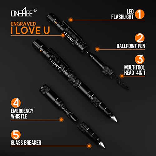 Gifts for Him Boyfriend Husband,Christmas Stocking Stuffers for Men,"I LOVE U"Multitool Pen Gift Set,Anniversary Birthday Valentines Fathers Day Gift Ideas for Him