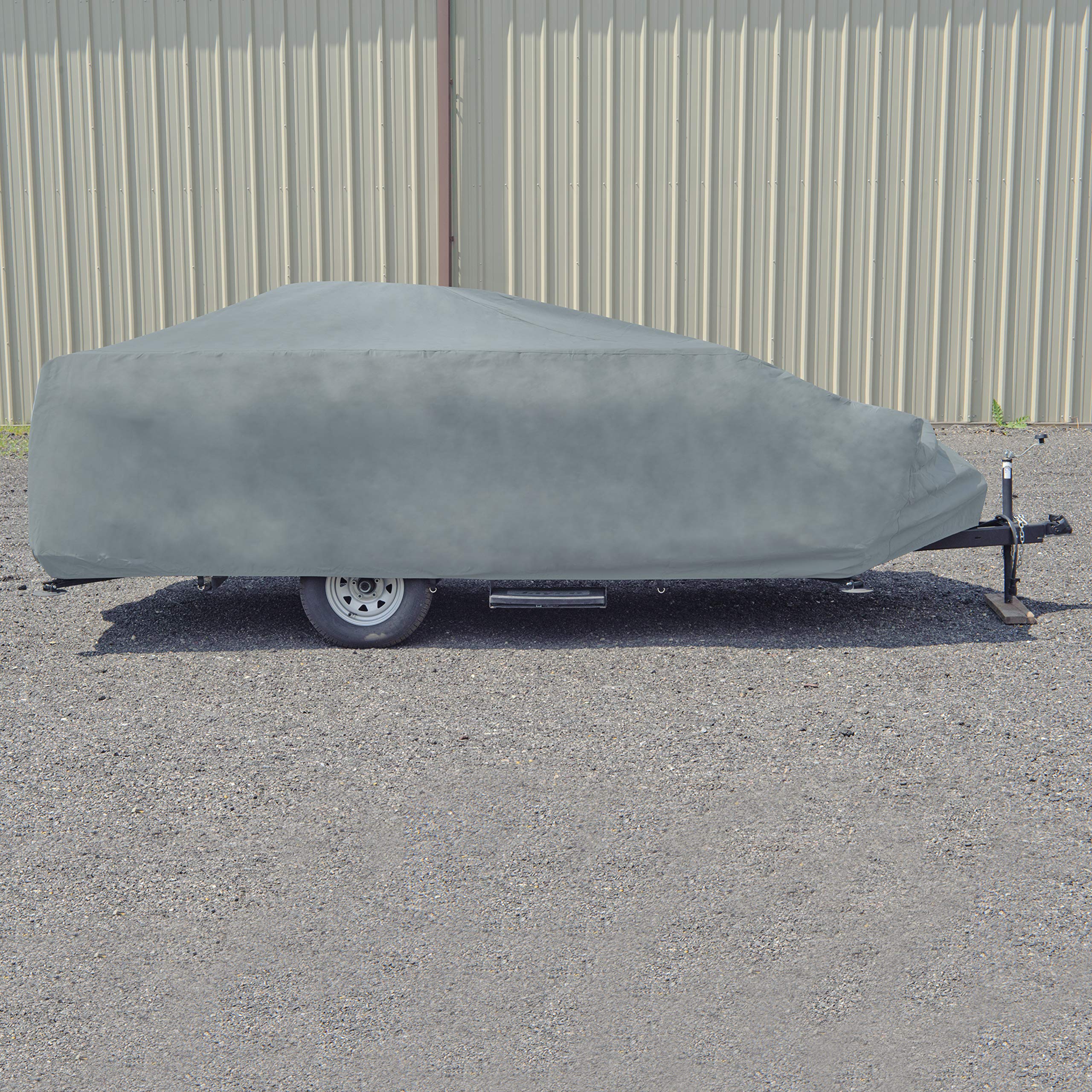 Budge Folding Camper RV Covers Fits Folding Campers 16' to 17'11" Long (Gray, Polypropylene) (RVRB-63)