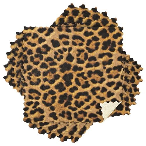 FRODOTGV Seamless Leopard Texture Skin Microfiber Kitchen Towels Rags Dish Towels Tea Towel Terry Cloth Kitchen Hand Towels Kitchen Hand Towels Hanging