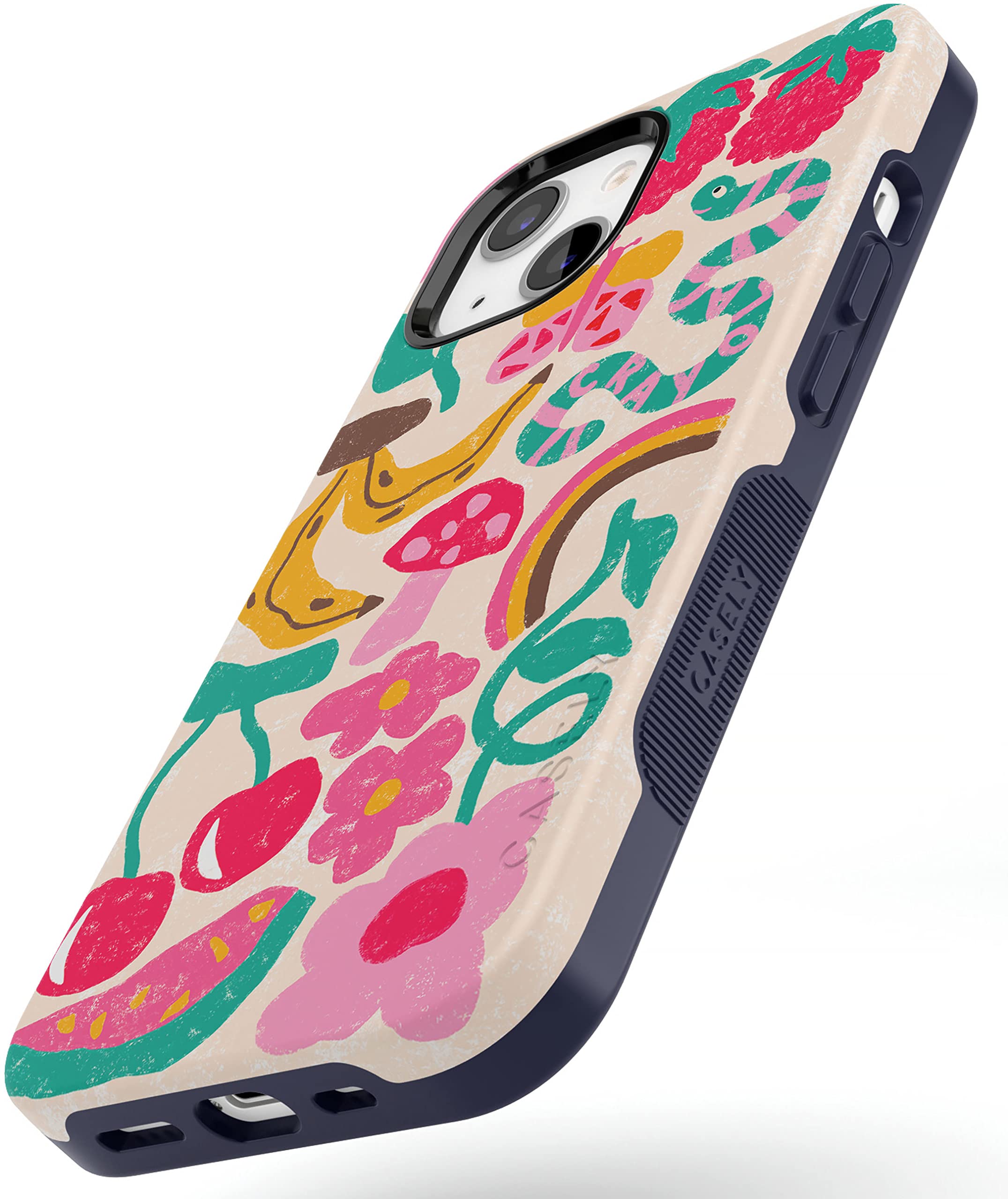 Casely iPhone 15 Plus Doodle Bug Crayola Crayon Bold Case - Compatible with MagSafe