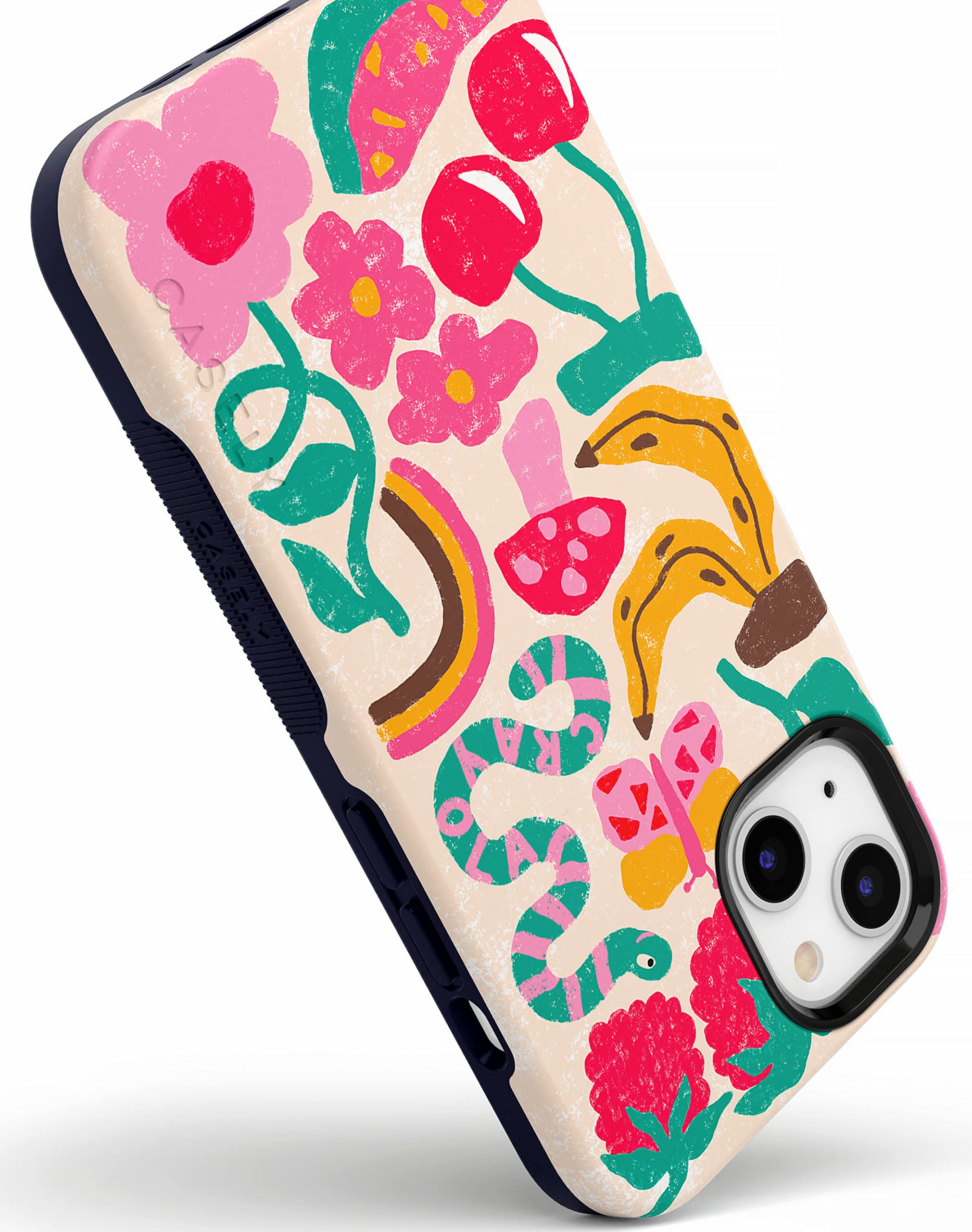 Casely iPhone 15 Plus Doodle Bug Crayola Crayon Bold Case - Compatible with MagSafe
