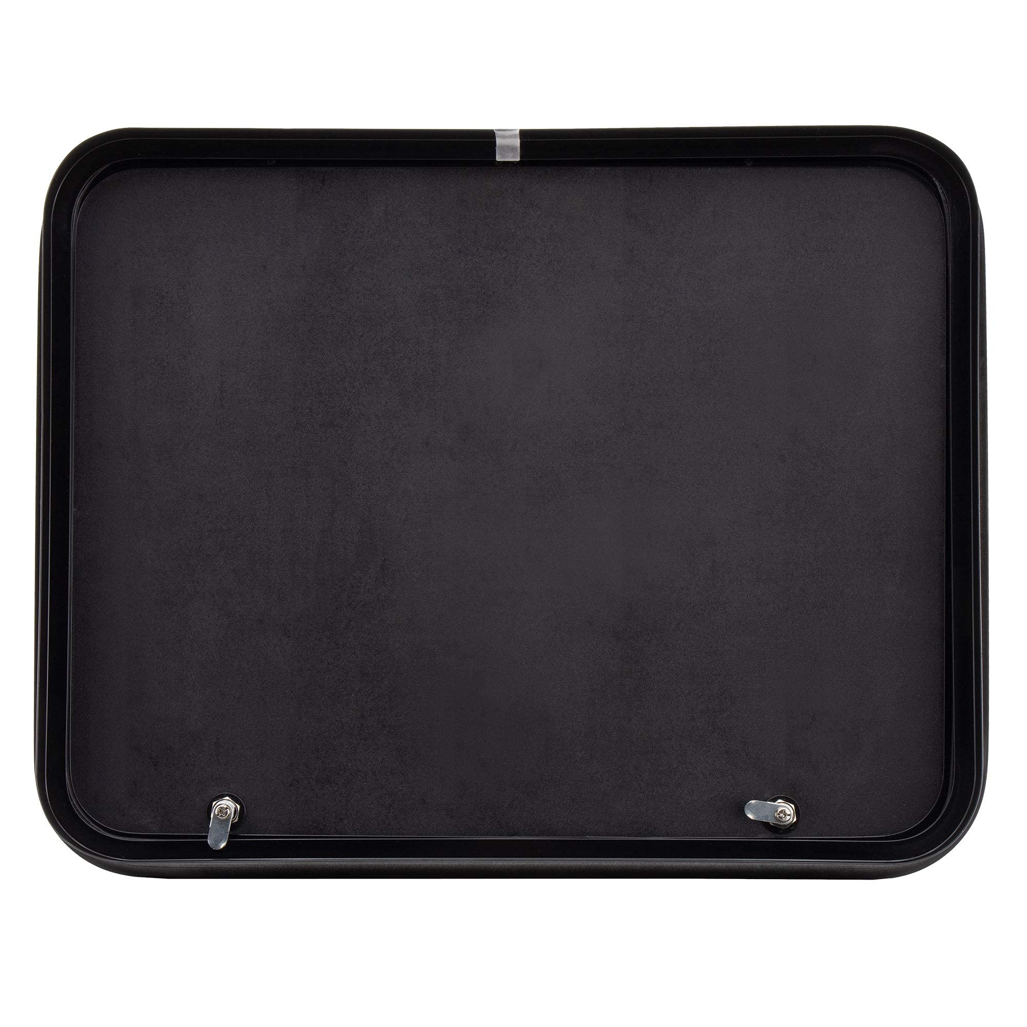 RecPro RV Baggage Door | Rounded Corners | Camper | Compartment Door | Black Fiberglass (36" W x 24" H) | Made in America