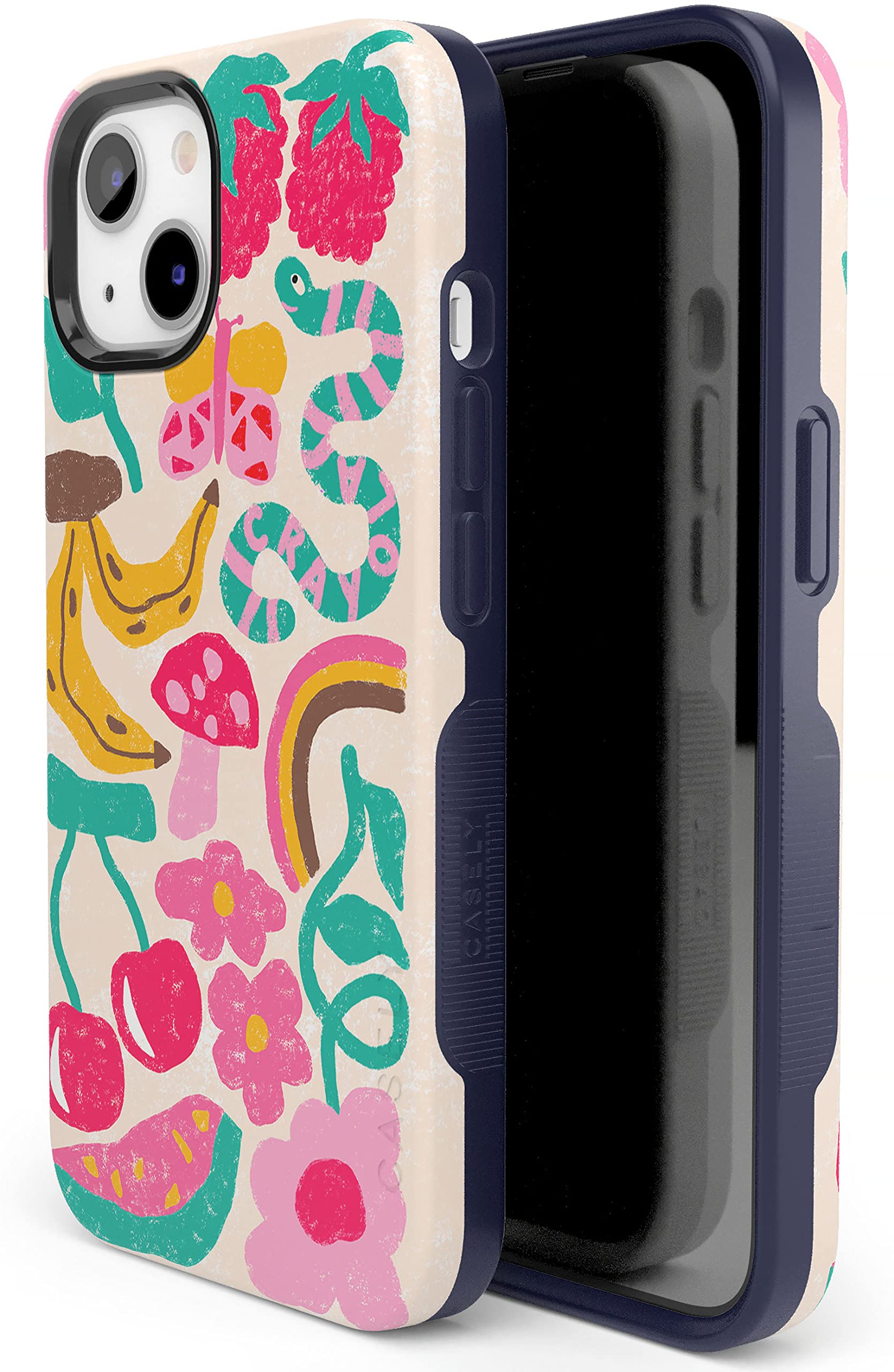 Casely iPhone 15 Plus Doodle Bug Crayola Crayon Bold Case - Compatible with MagSafe