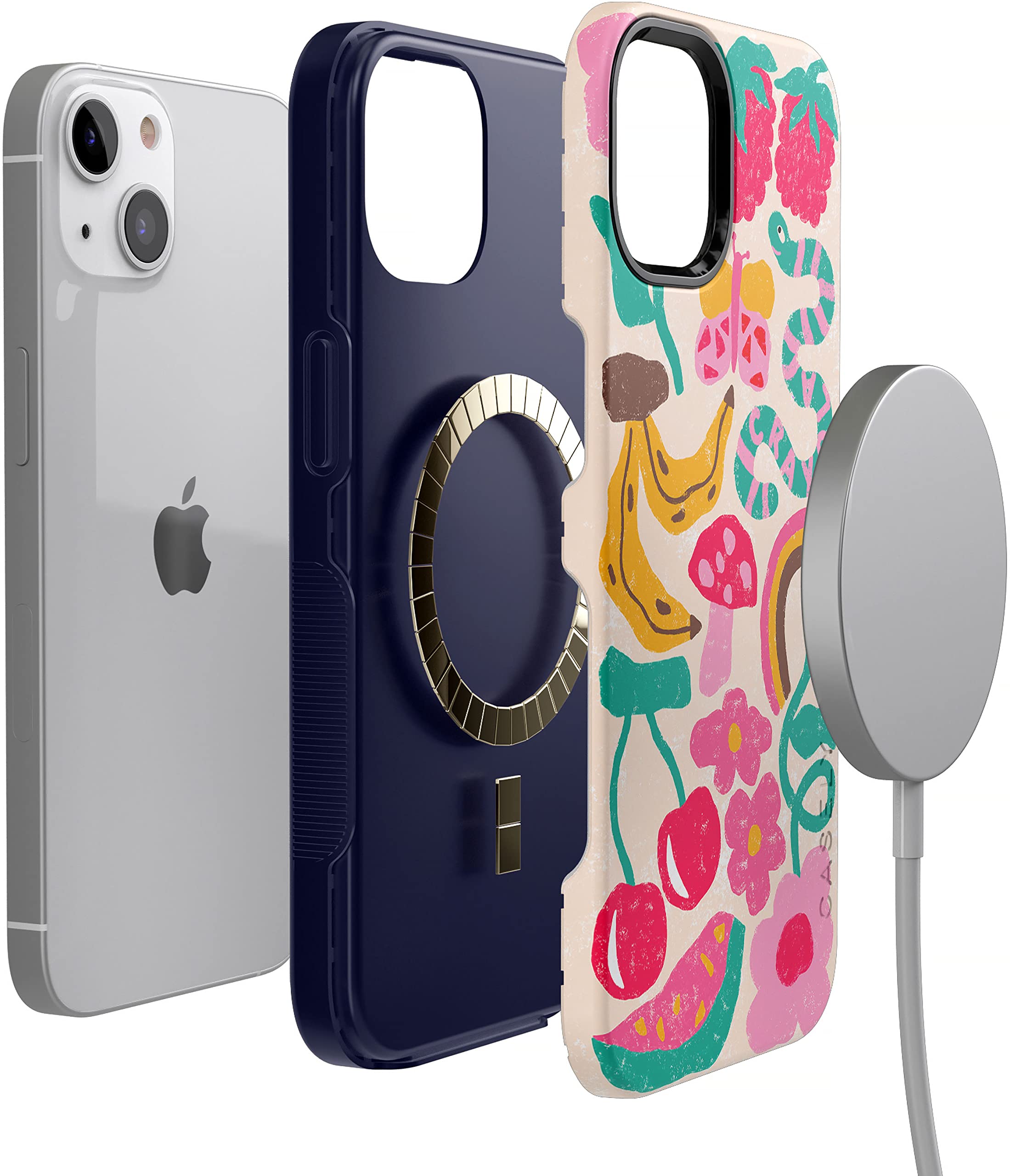 Casely iPhone 15 Plus Doodle Bug Crayola Crayon Bold Case - Compatible with MagSafe