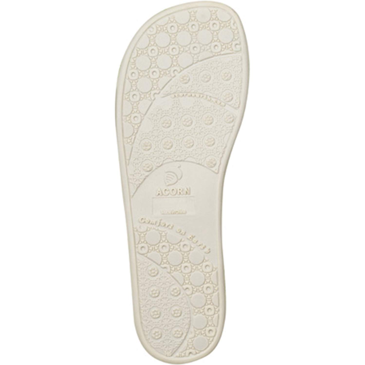 Acorn Women's Spa Thong Slippers with Cloud Contour Comfort - Arch Support and Plush Fluffy Terry Lining, Perfect for Beach, Camping, Poolside, or Bathroom Wear, Periwinkle, 6.5 - 7.5