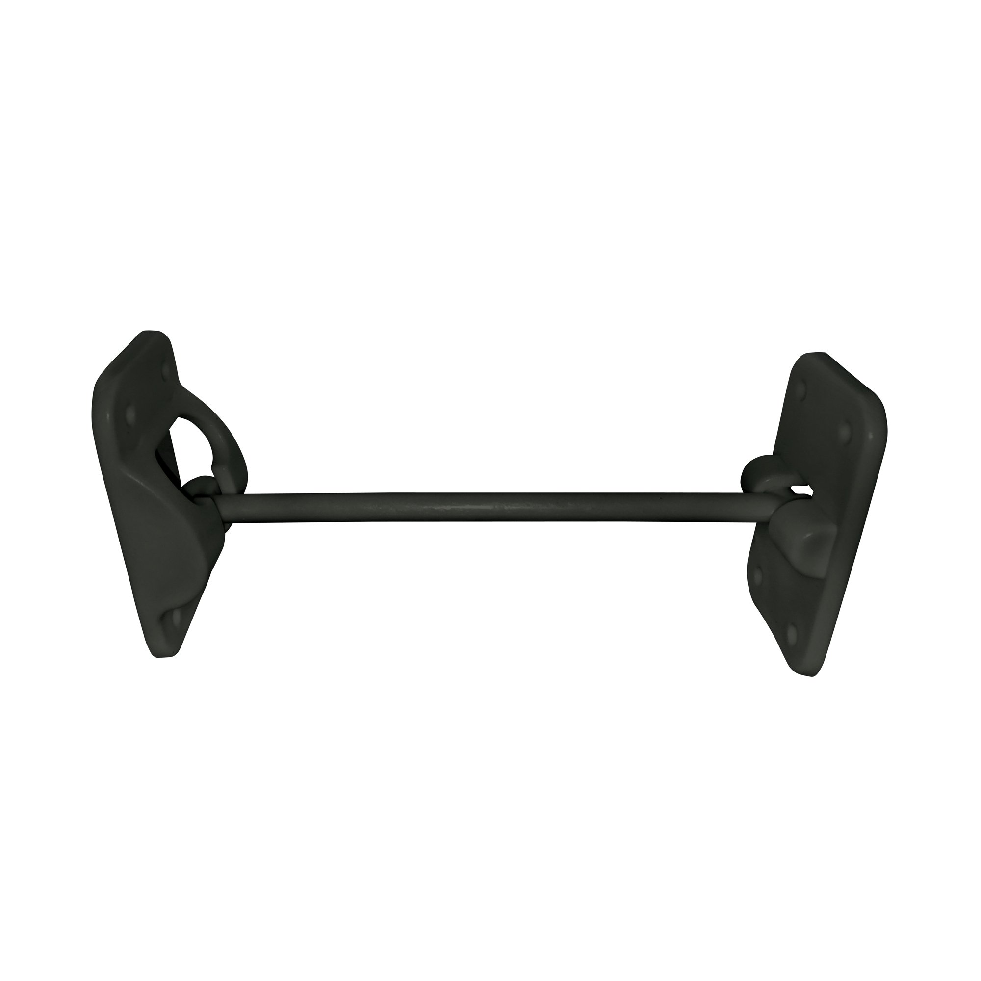 Camp'N 6" RV Door Holder and Latch - Camper & Trailer Door Catch - T Style OEM - Black 2 Pack with Hardware