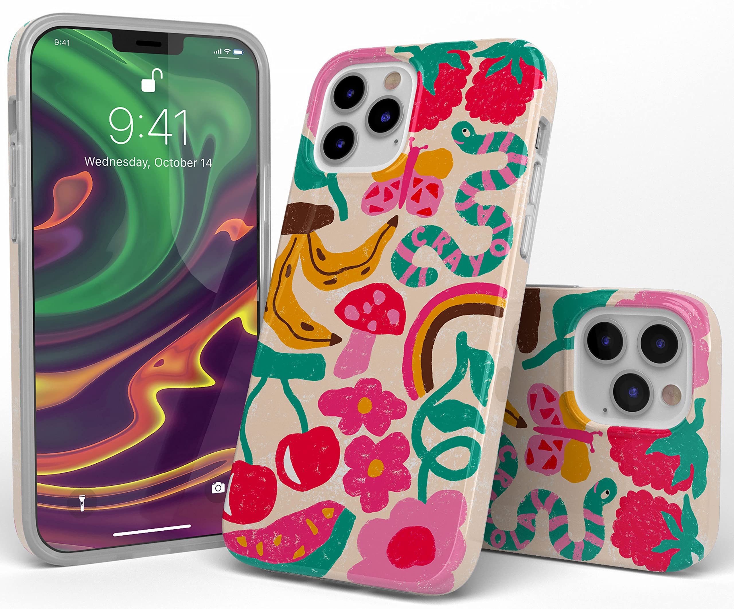 Casely iPhone 12 Pro Max Case | Doodle Bug | Crayola Crayon Case