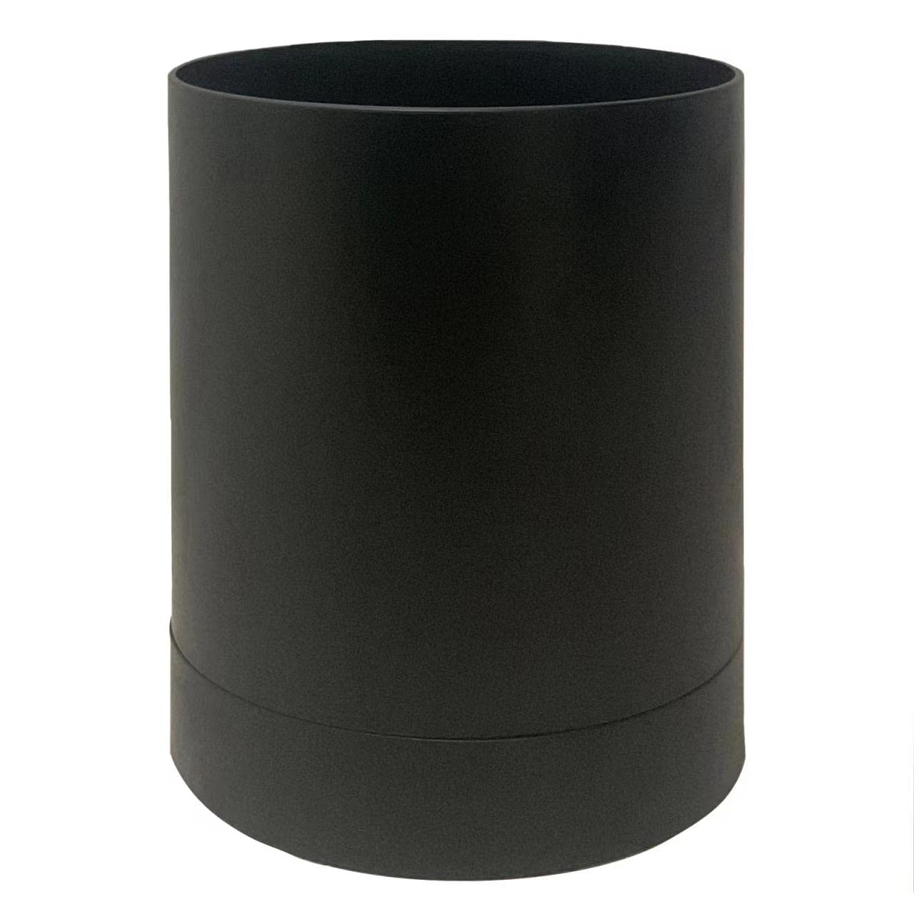 CrafArcher Large Kitchen Utensil Holder, 360° Rotating Plastic Utensil Caddy, Countertop Utensil Tools and Gadgets Organizer-Black 5.7" D x 6.5" H