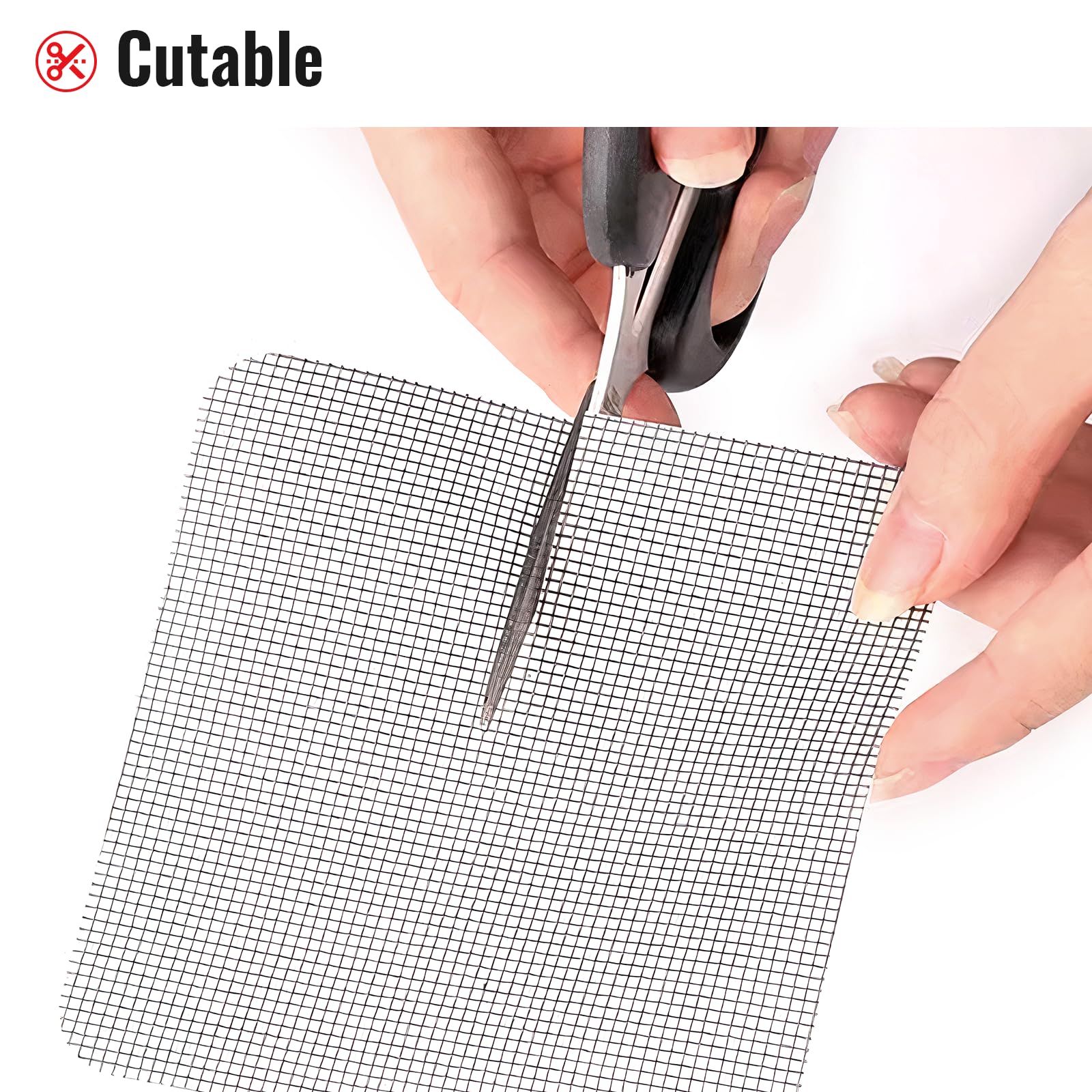 Window Screen Repair Patch, 10 Patches, 4"x 4"(10cm x 10cm), Black, 3-Layer Strong Adhesive Window Screen Mesh Tape, Repair Kit for Window and Door Screen Tears Holes